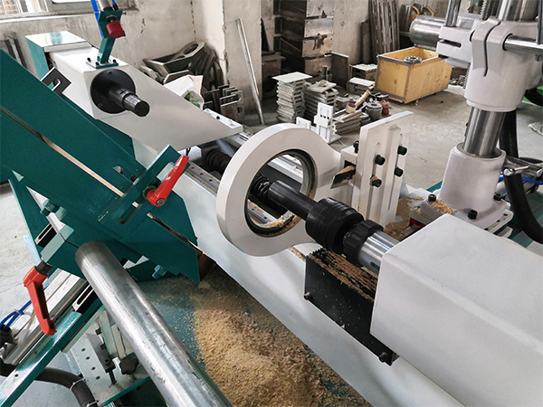 WS-L1530A Automatic CNC Wood Lathe with Auto Loading Unloading System