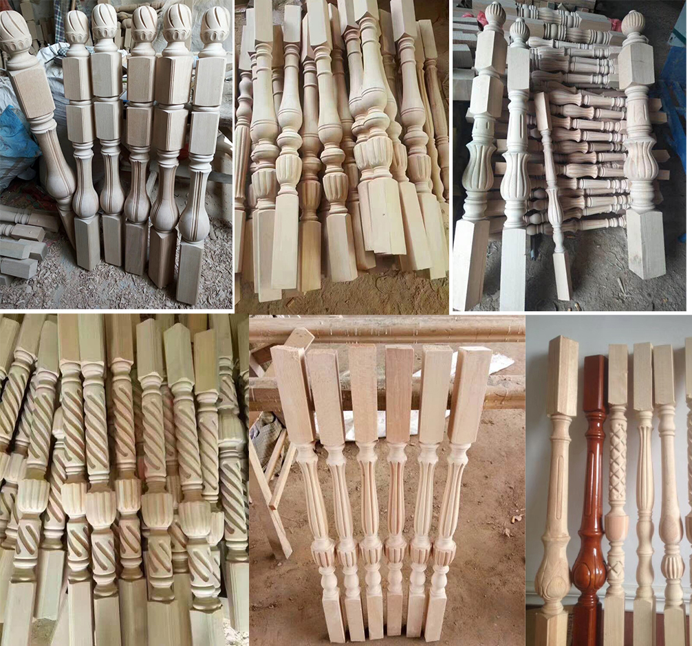 WS-L1530-4S CNC Wood Lathe with Spindle Carving Twisting Line