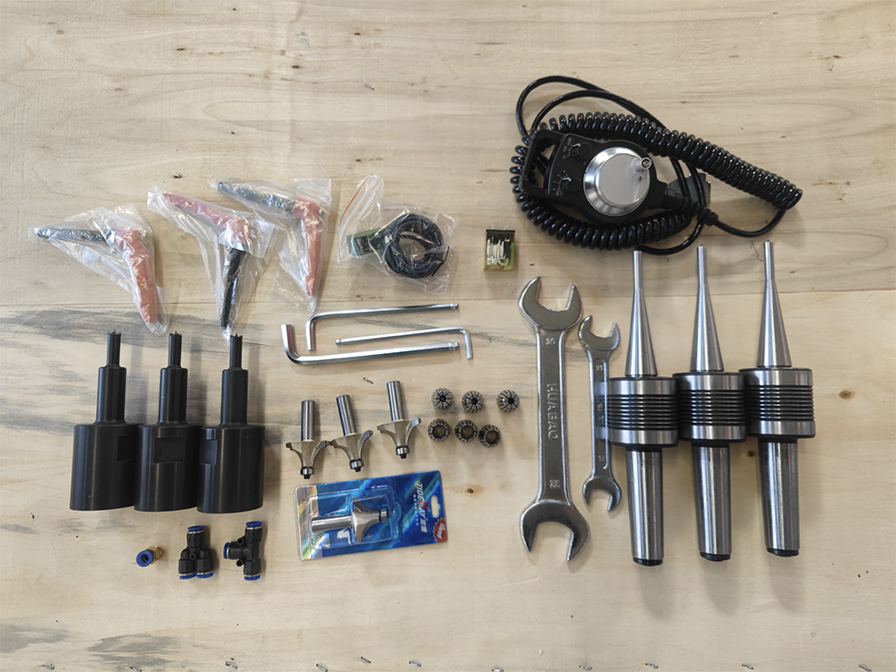 3 Axis CNC Wood Turning Lathe For Pool Cue Billiard Cue Making -Wisdom CNC